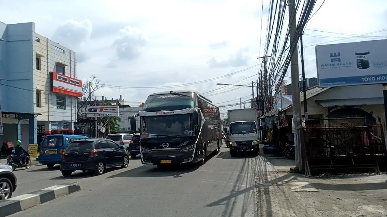 Bus City Trans Utama SR2 HD Prime di Jalan Raya Cinere 23 April 2022 ...