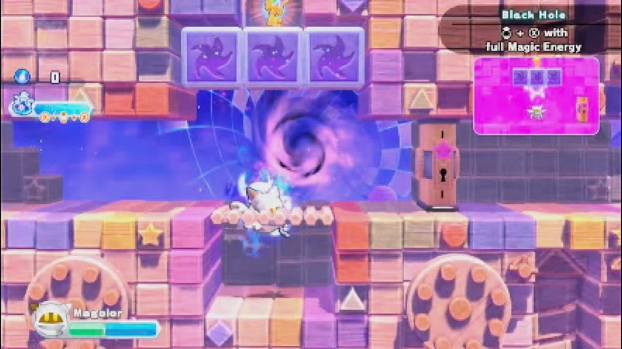 Kirby Return To Dreamland Deluxe: Magolor Epilogue - Black Hole Level 2 ...