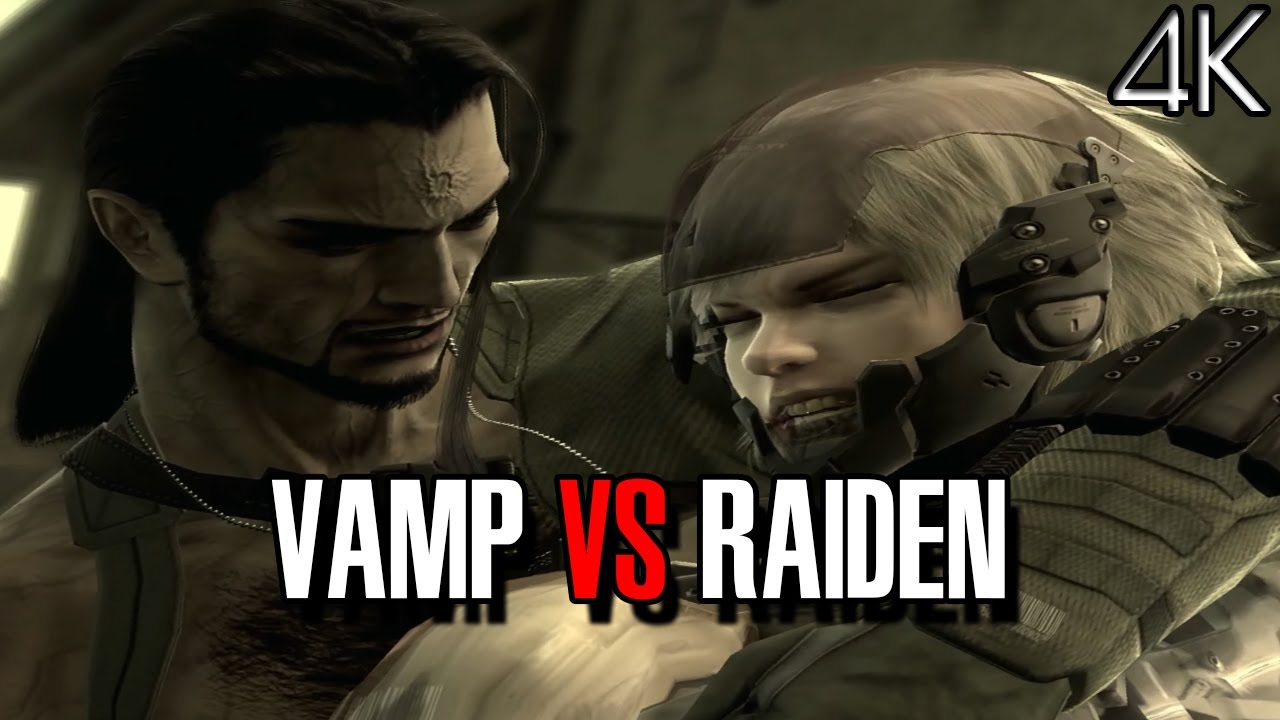 Metal Gear Solid 4 : Guns of The Patriots - Raiden Fights Gekkos and ...