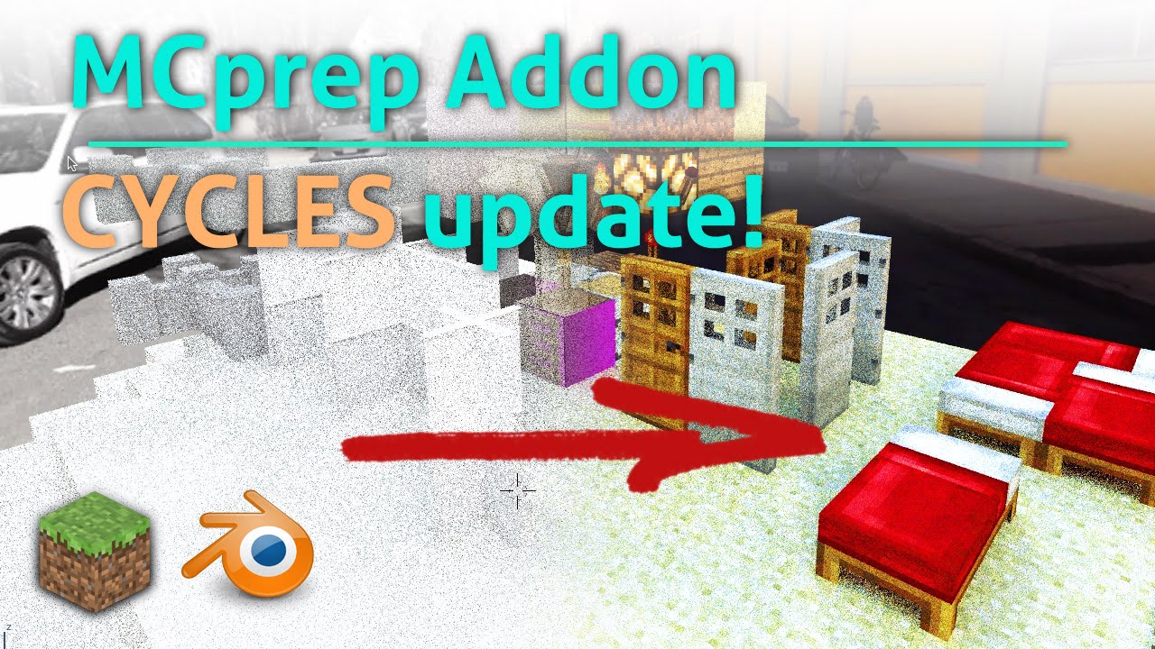 MCprep CYCLES update - Blender Minecraft Animation Addon - YouTube