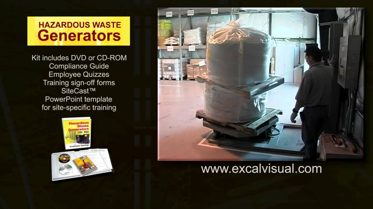 Hazardous Waste Generators LQG Sample Chapters - YouTube