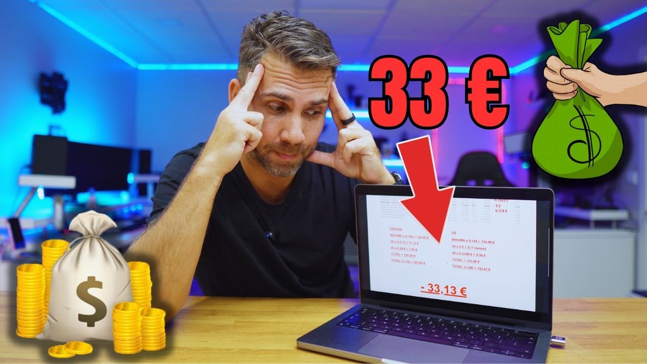 Poupança de 33 EUROS em 1 Mês de Eletricidade ao Sair da Endesa para a ...