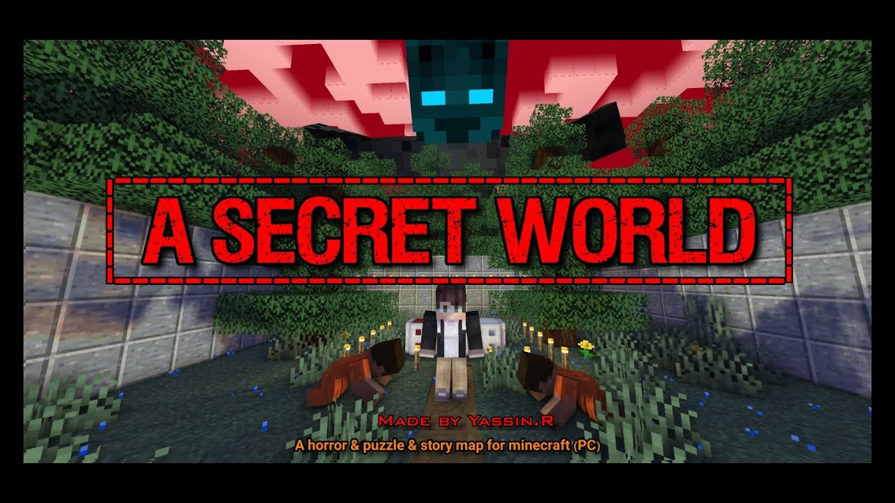 A SECRET WORLD Map For Minecraft - YouTube
