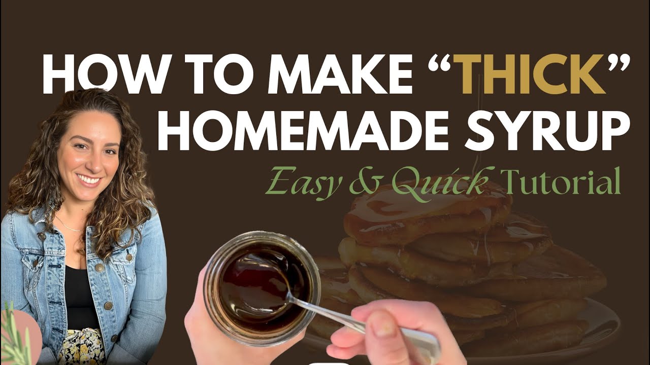 How to make THICK Brown Sugar Syrup!! - YouTube