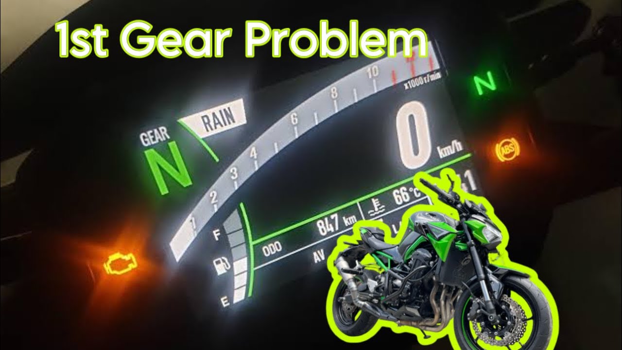 1st Gear Problem | Z900 Vlog Going to Work - YouTube