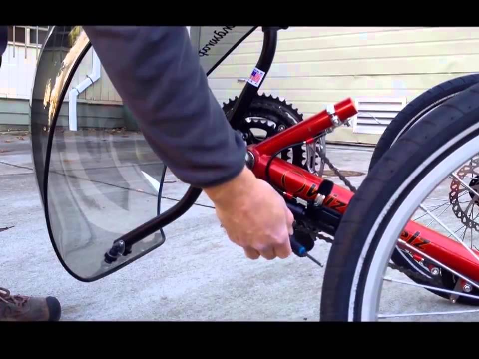 Putting on and Taking off a Windwrap XT Fairing from TerraCycle - YouTube