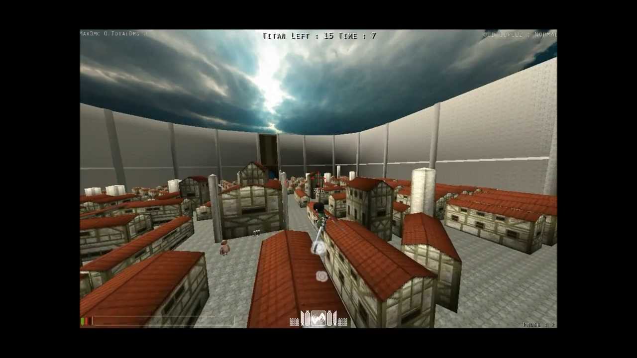 Attack on Titan Tribute Game - Killing a crawler, the fast way. - YouTube