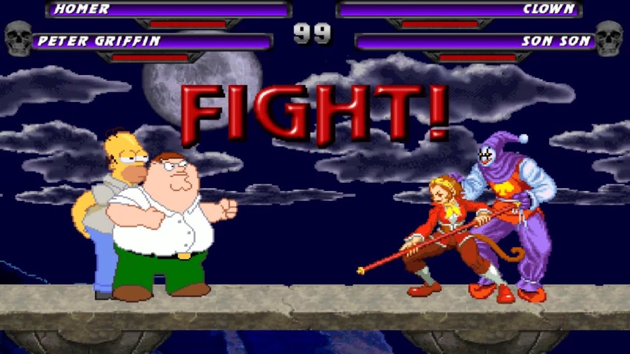 Homer Simpson\Peter Griffin vs Clown\Son Son [MKP ANNIHILATION] - YouTube