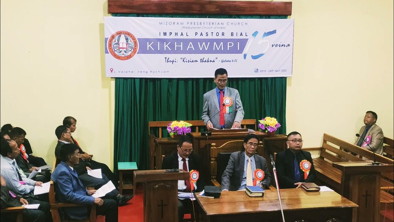 GPC Langol Secy Report(2021-22), Imphal Pastor Bial Kikhawmpi 15veina on 22/04/2022 - YouTube