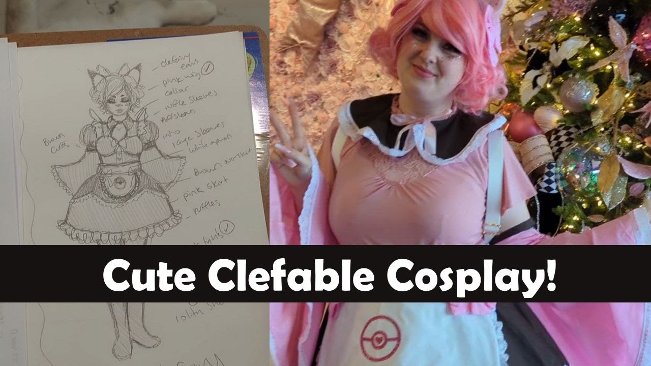 Cute Clefable Cosplay! - YouTube