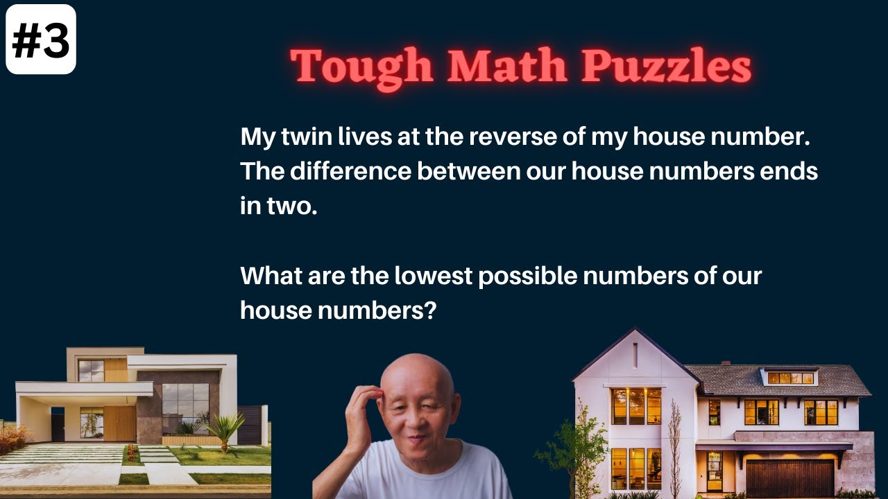 Find the house number [Tough Math Puzzle] [#3] - YouTube
