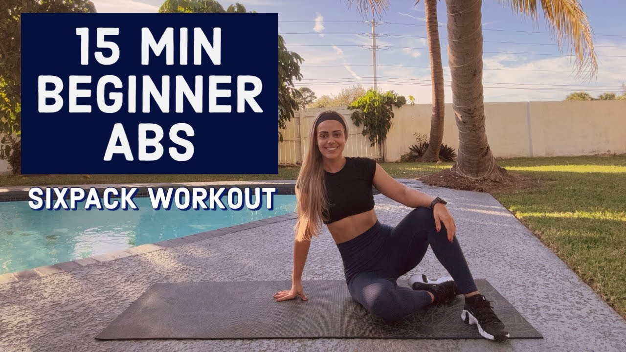 15 MIN BEGINNER AB WORKOUT- Beginner to Medium Level with active ...