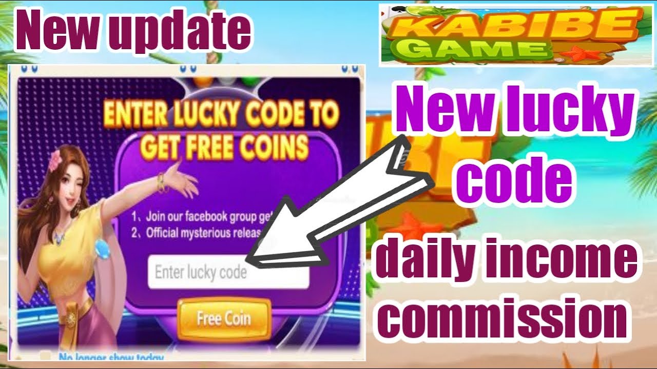Kabibe game || free lucky code || commission mo dito araw-arawin || panoorin mo - YouTube