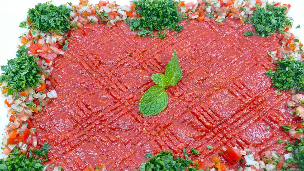 Չի Քյուֆթա 🤤 Chikufta 🤤 Chi Kofte (Armenian Steak Tartare) - YouTube