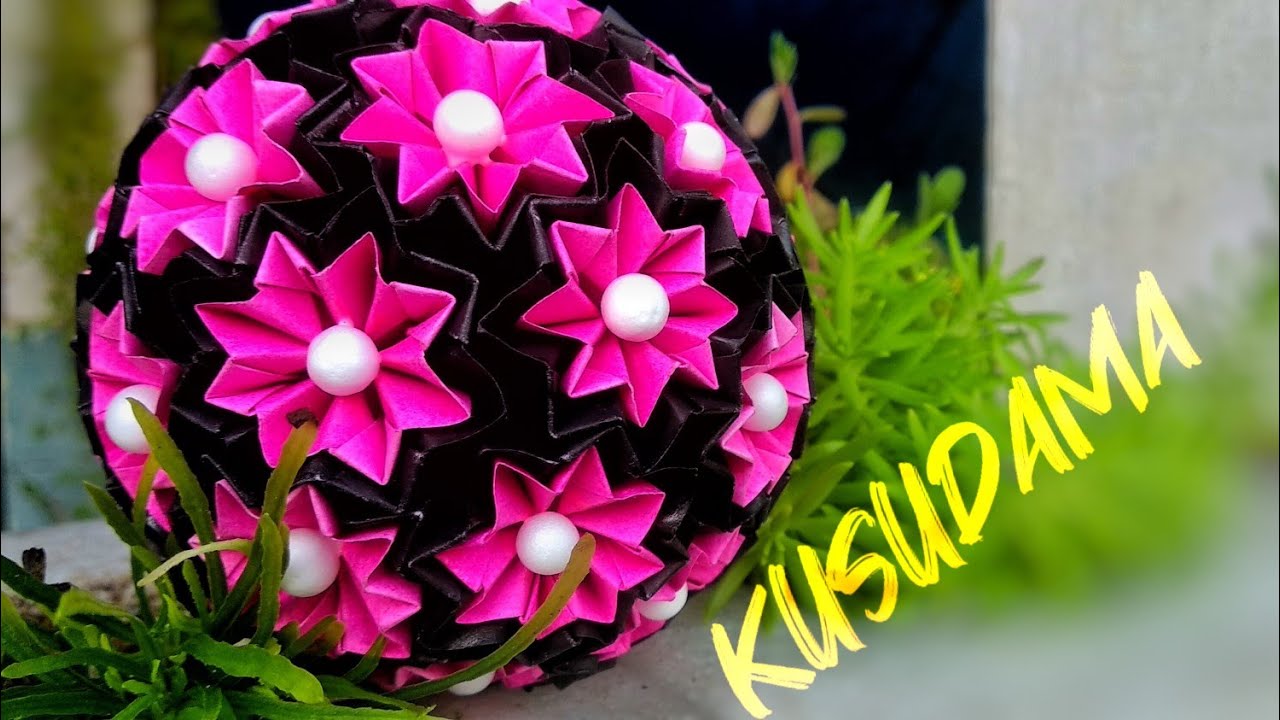 How to make Origami Kusudama Venus - YouTube