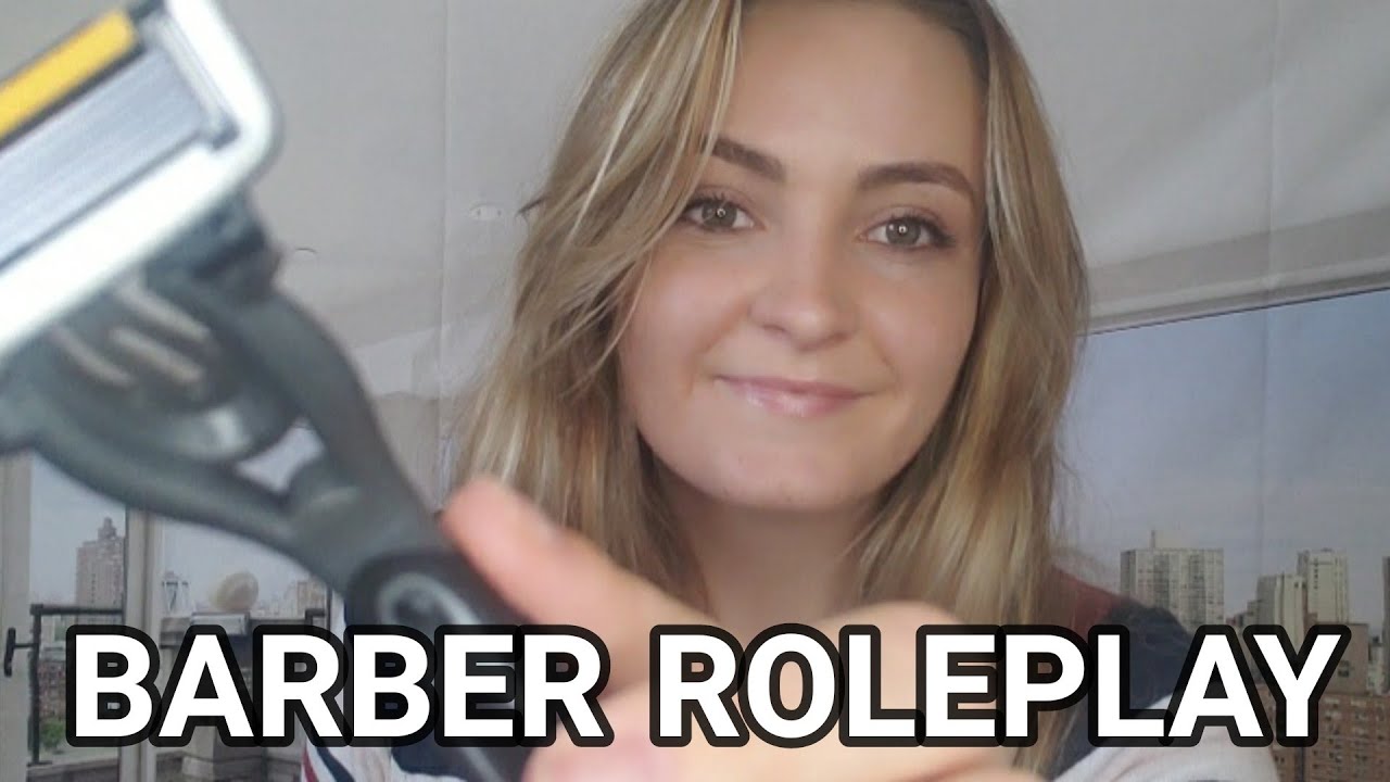 ASMR 1 MINUTE BARBER ROLEPLAY 💈 - YouTube