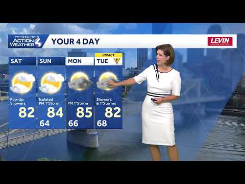 Western PA: Isolated weekend showers | July 25