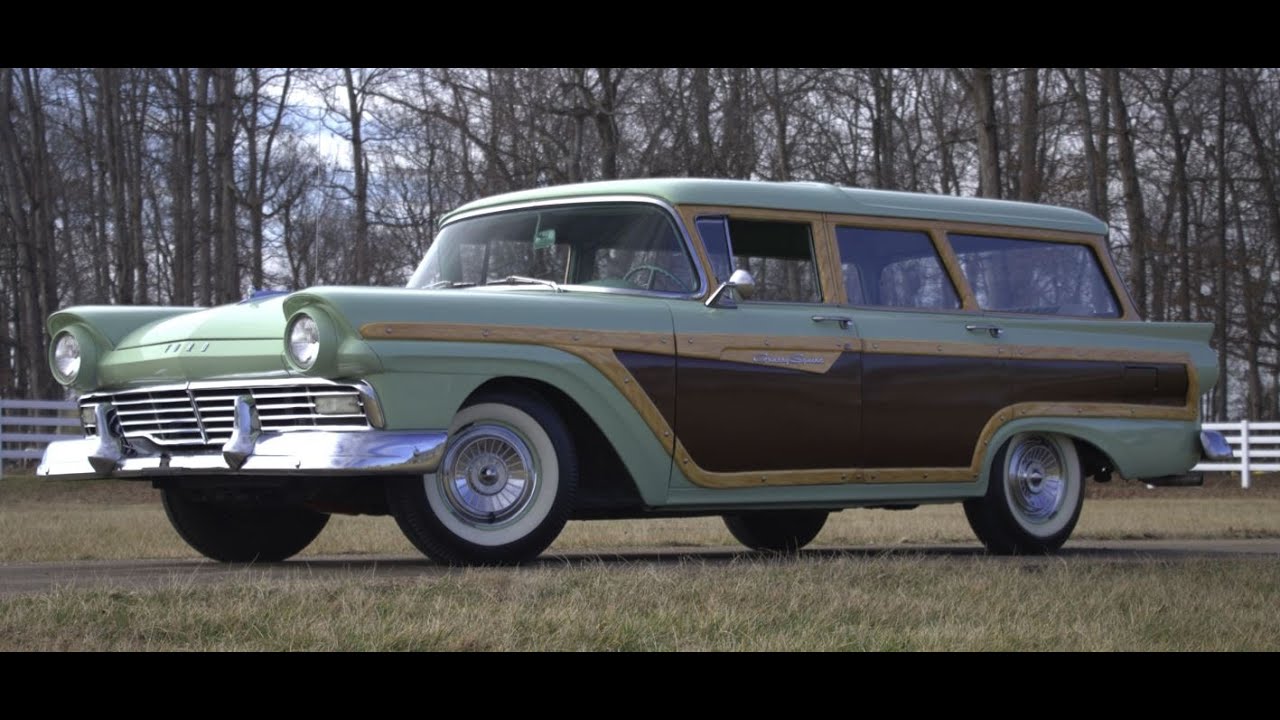 1957 Ford Country Squire Woody Wagon ~~~SOLD!~~~ - YouTube