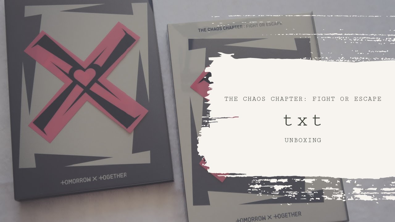 TXT The Chaos Chapter: Fight or Escape Unboxing (& Target Exclusive PC ...