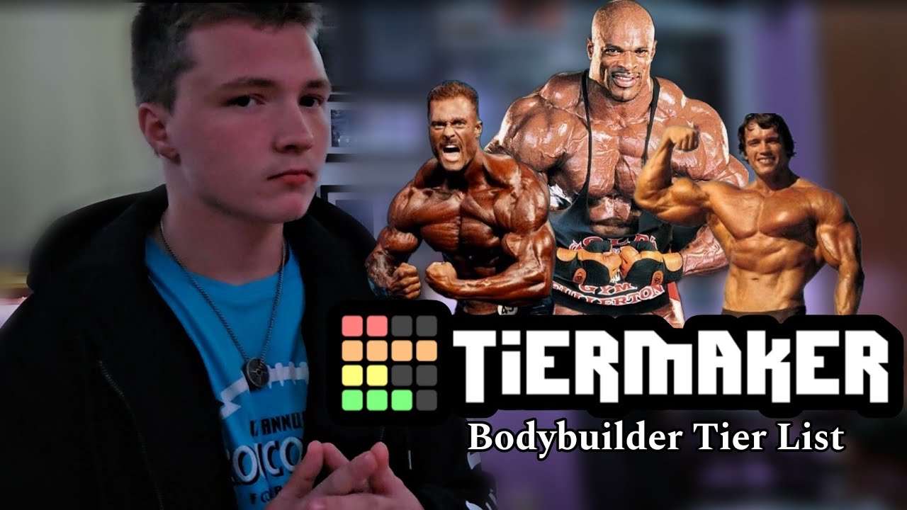 Bodybuilder Tier List ~ Chris Bumstead, Ronnie Coleman, Rich Piana, ect ...