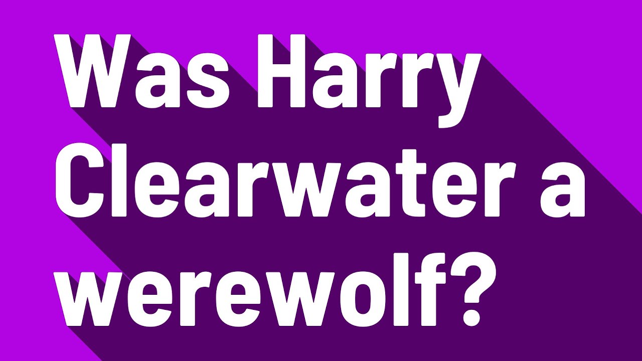 Was Harry Clearwater a werewolf? - YouTube