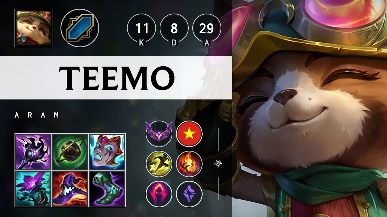 Teemo ARAM - VN Master Patch 25.18 - YouTube