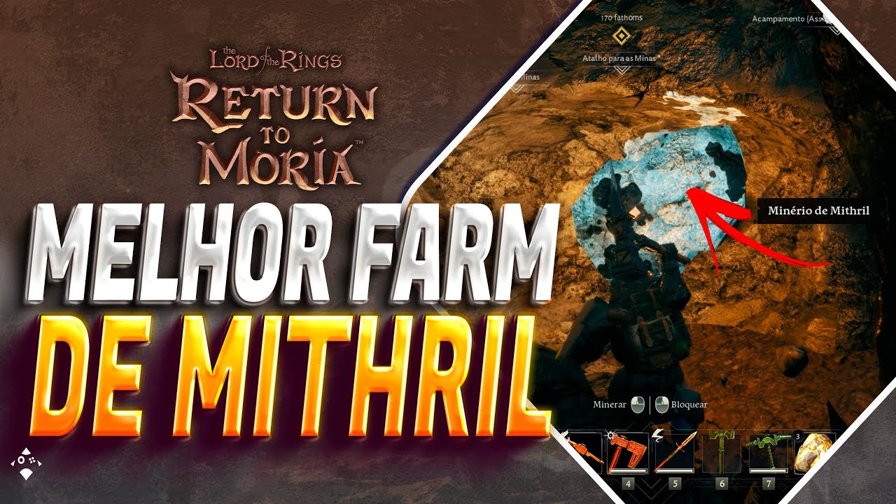The Lord of The Rings: Return to Moria - Esse é o MELHOR SPOT para FARM de MITHRIL - Guia ...