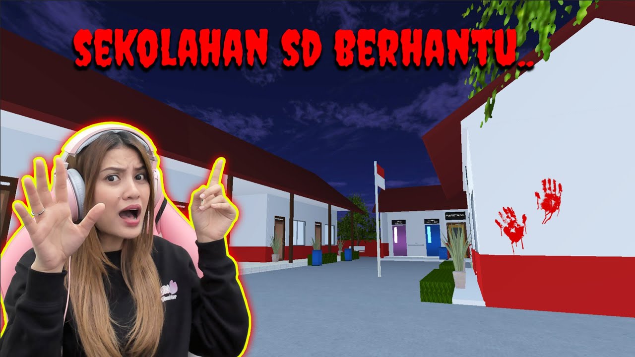 SEKOLAHAN SD BERHANTU!! SEREM BANGET!! SAKURA SCHOOL SIMULATOR PART ...