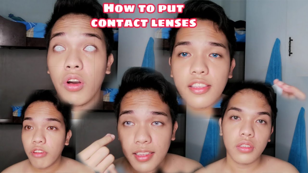 HOW TO INSERT/REMOVE CONTACT LENS for beginner - YouTube