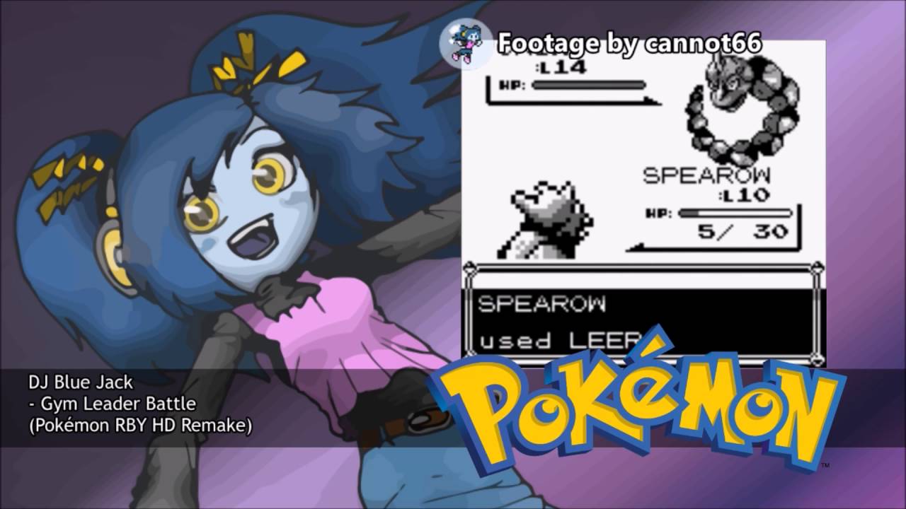 Pokémon RBY [Remix] - Gym Leader Battle - YouTube