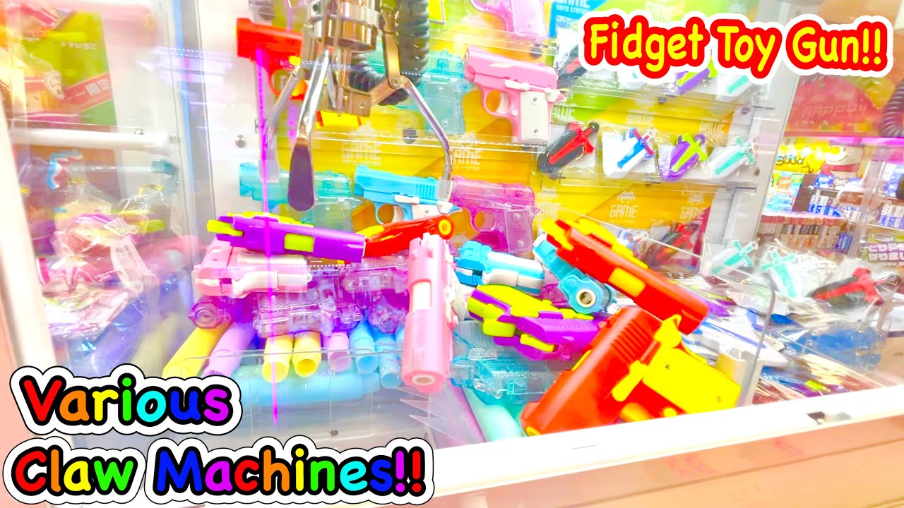 Various Claw Machine in Japan ! Fidget Toy UFO Catchers Wins!! UFO ...