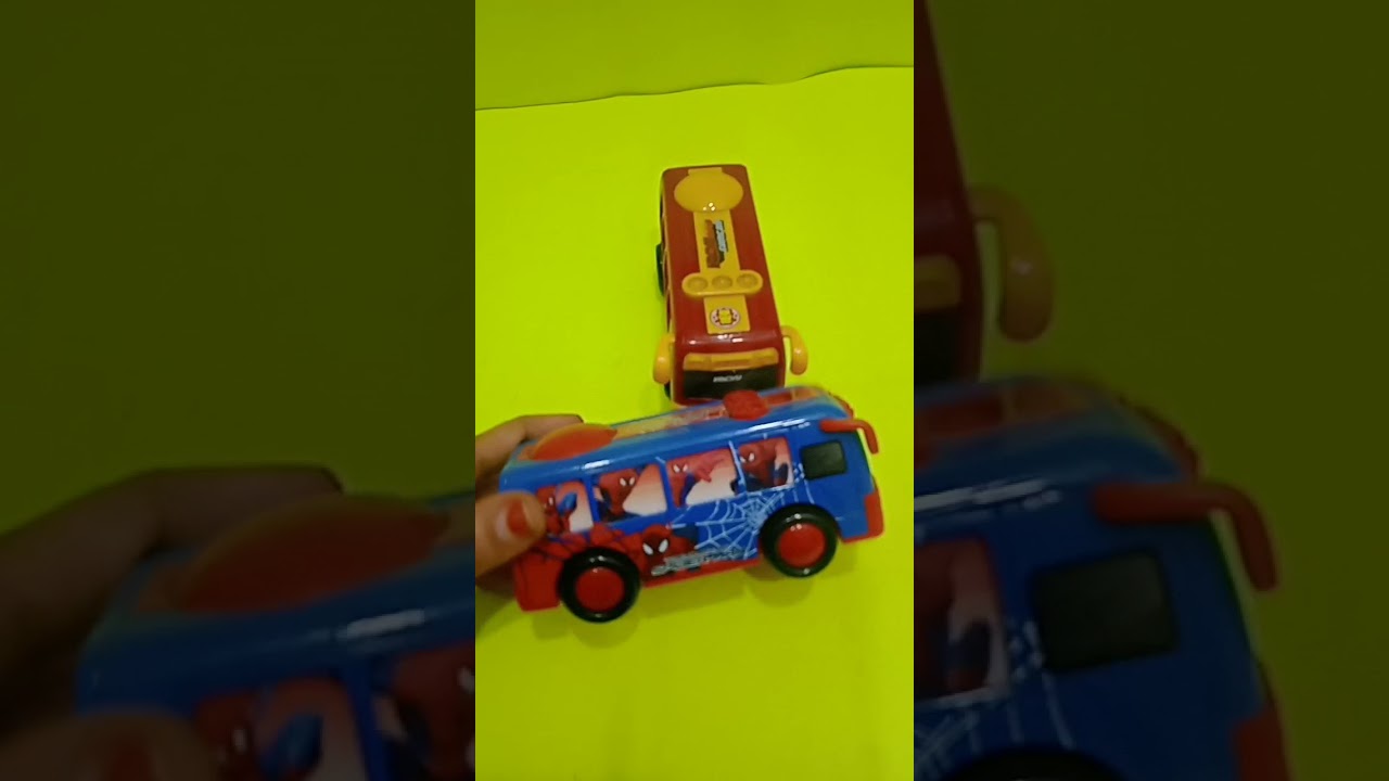 spider man bus #toy #game #fun #shorts - YouTube