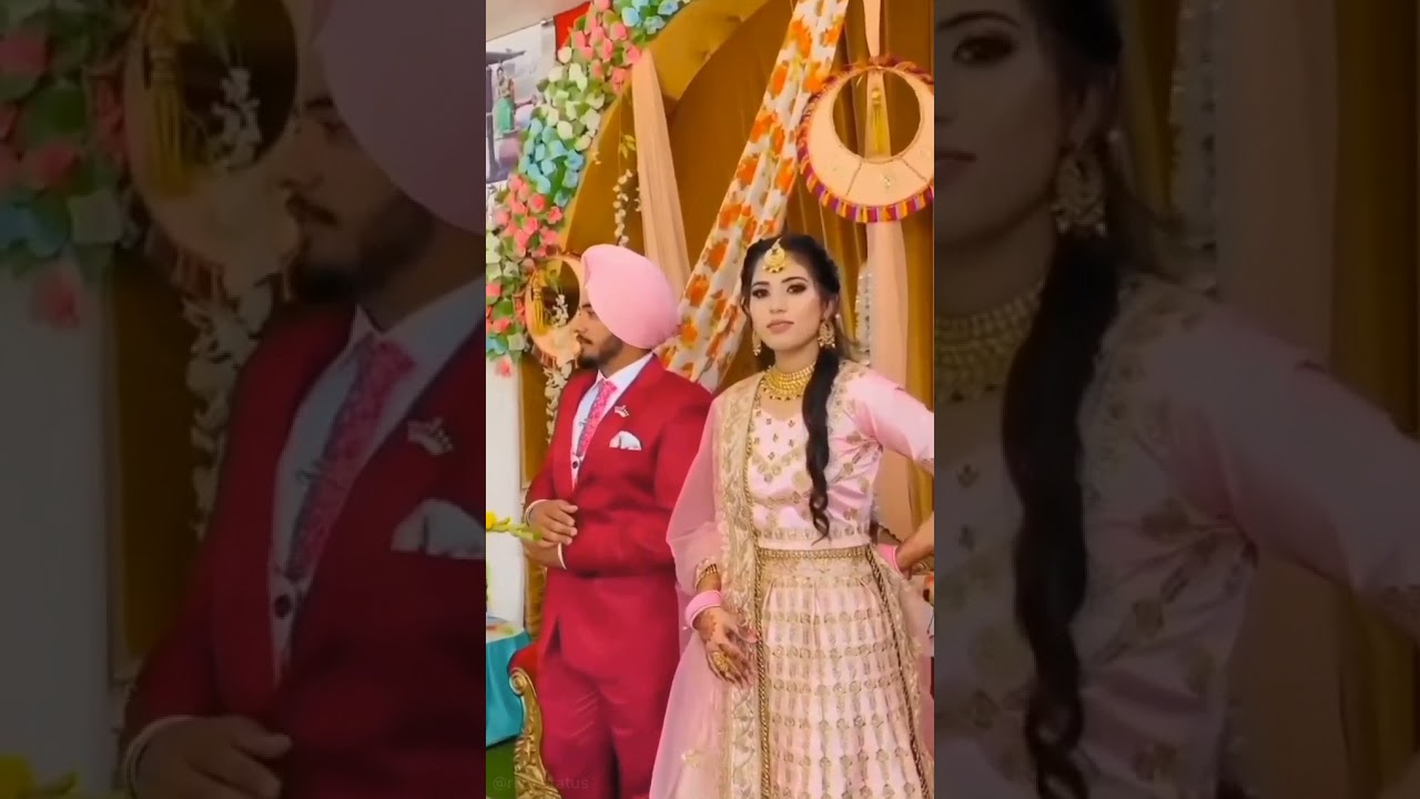 Light pink mitra di pagg ️🥰punjabi weeding #couplegoals ️🥰 ...