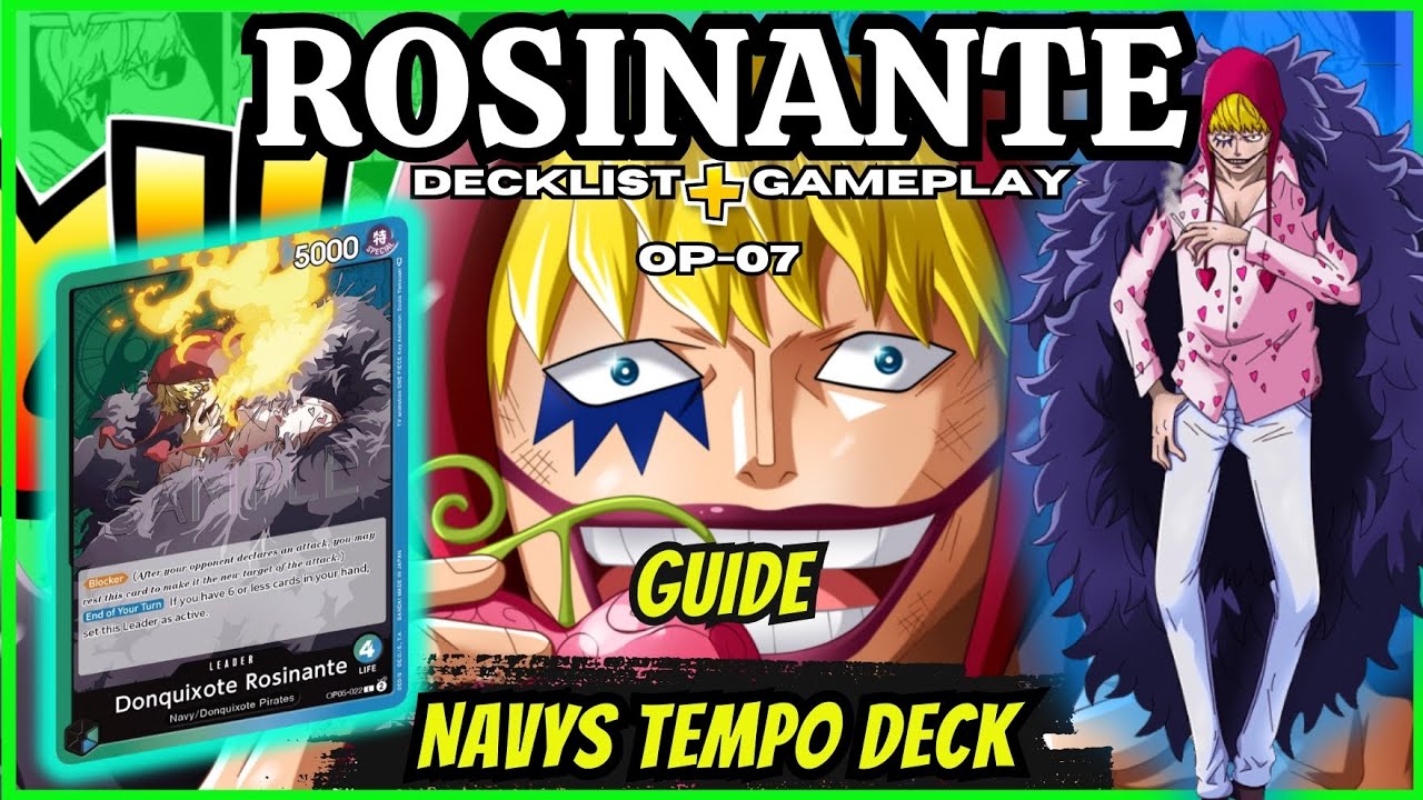 🟢🔵 ROSINANTE OP07 | MARINES, BLOCKERS, CALMA I PINOS | DECK PROFILE ...