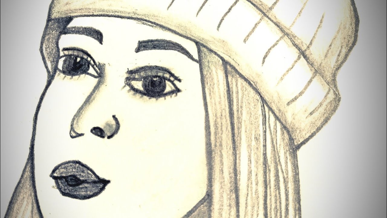 رسم فتات وقبعة Qranealkarim Youtube