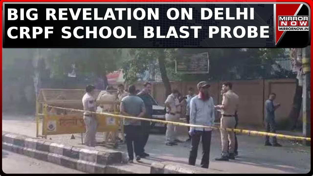Delhi CRPF School Blast: Hydrogen Peroxide Used In Explosive, Who's ...