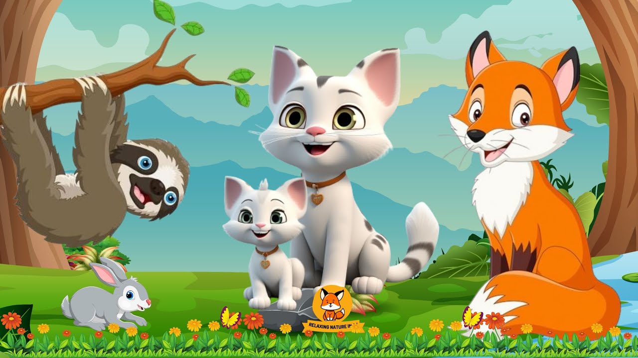 Happy Animal Moments: Cat, Fennec Fox, Rabbit, Parrot | Animal Sounds ...