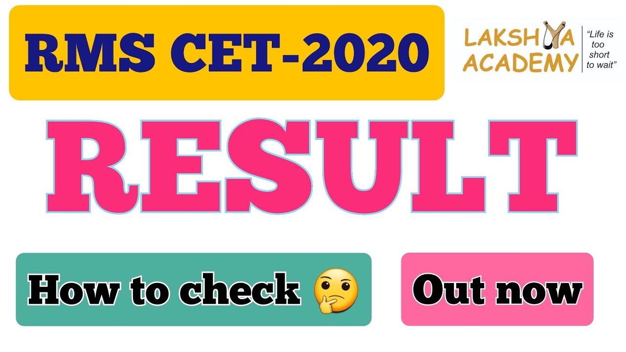 RMS CET-2020 Exam Result | Rashtriya Military School Result | How to ...