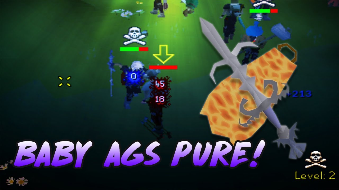 LOW LEVEL AGS PURE DESTRUCTION - Oldschool Runescape 2007 Pking With ...