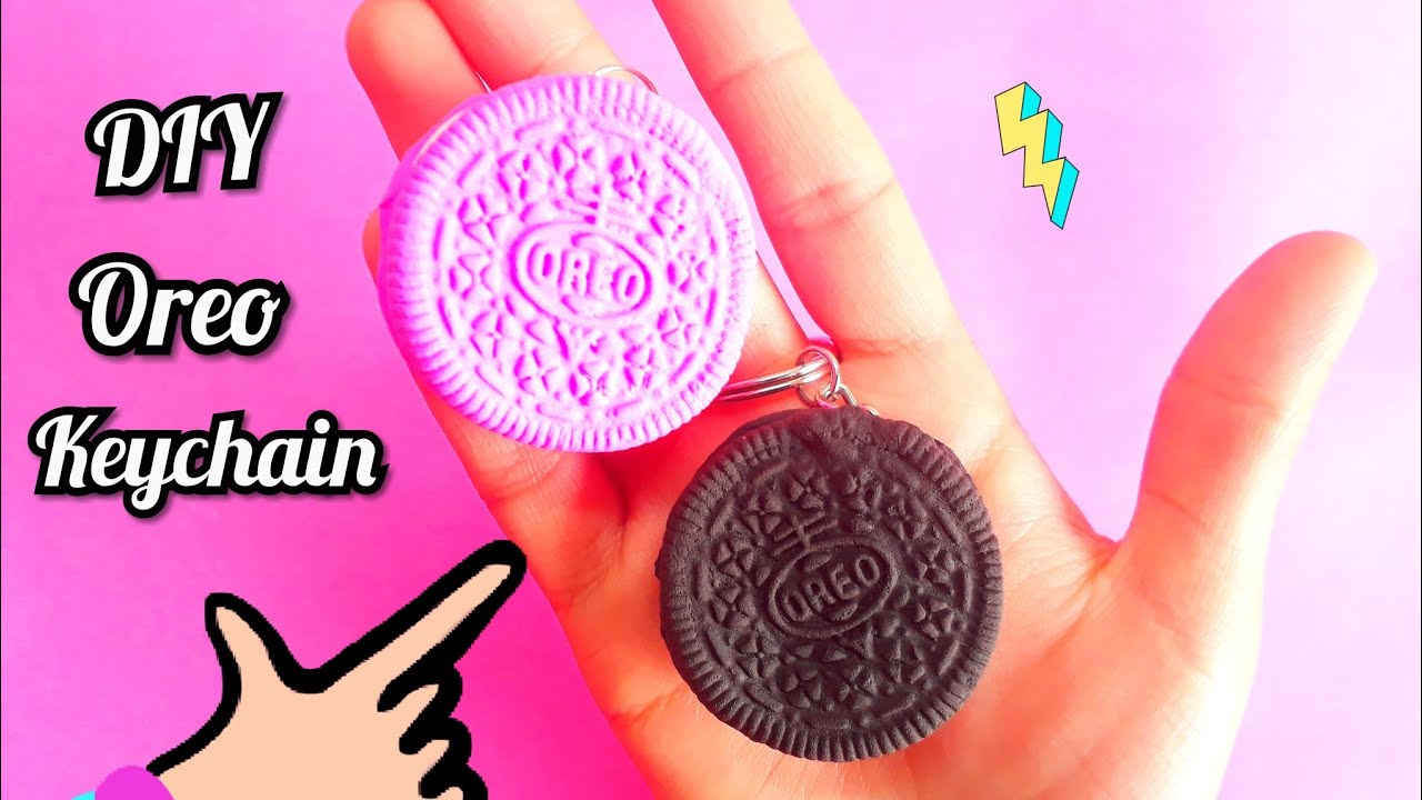 How to make Oreo Keychain-DIY|Ms.Maker|Keychain1 - YouTube