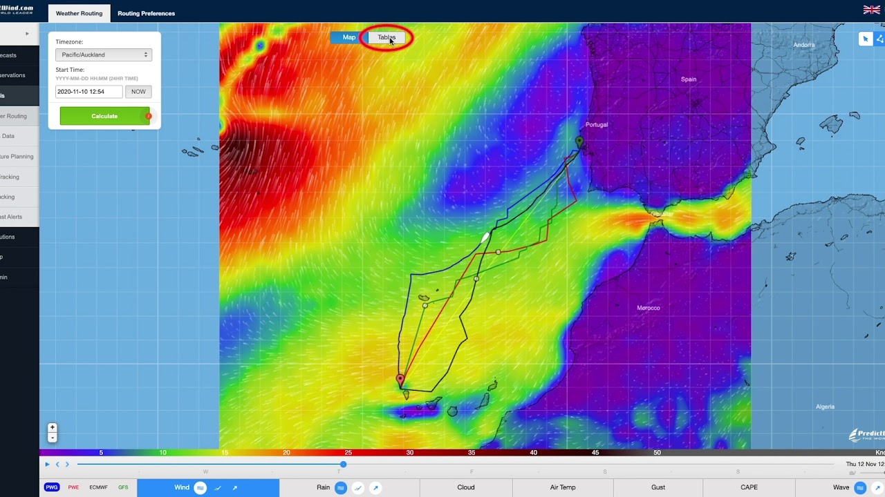 How to use the Pivot function to compare Weather Routes - YouTube