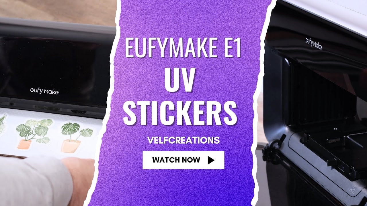 Easy DIY Gift Stickers Using the eufyMake E1 and a Laminator - YouTube