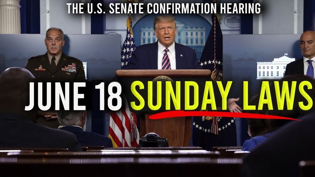 🛑 SUNDAY LAW IN SENATE! THE MOMENT WE HAVE BEEN WAITING FOR! - YouTube