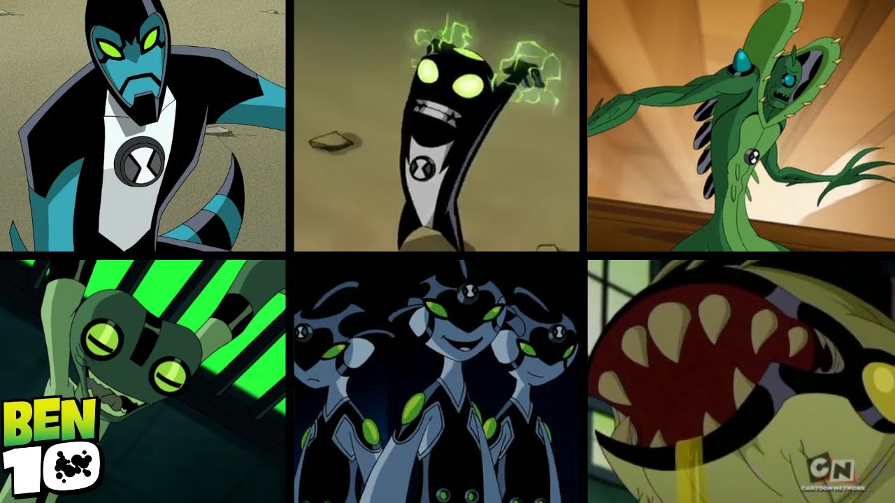 EVERY KEN 10 TRANSFORMATIONS IN CLASSIC | BEN 10 - YouTube
