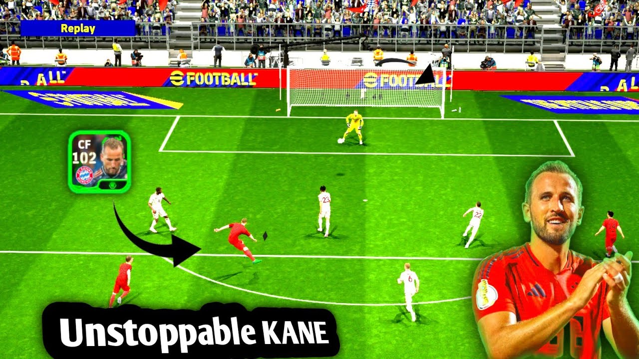 Stooop Harry Kane 102 POTW 😱 unstoppable in Efootball - YouTube
