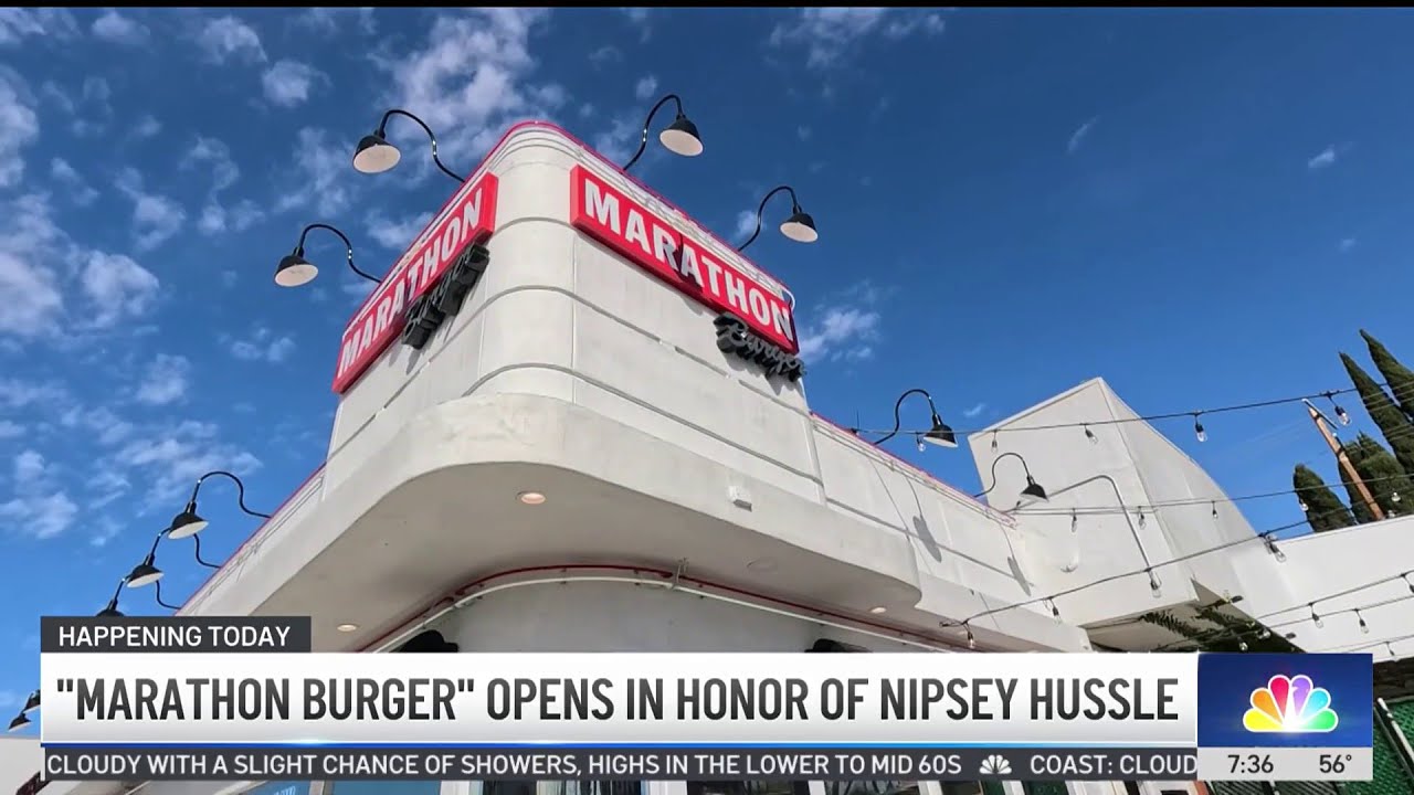 ‘Marathon Burger’ opens in honor of Nipsey Hussle - YouTube