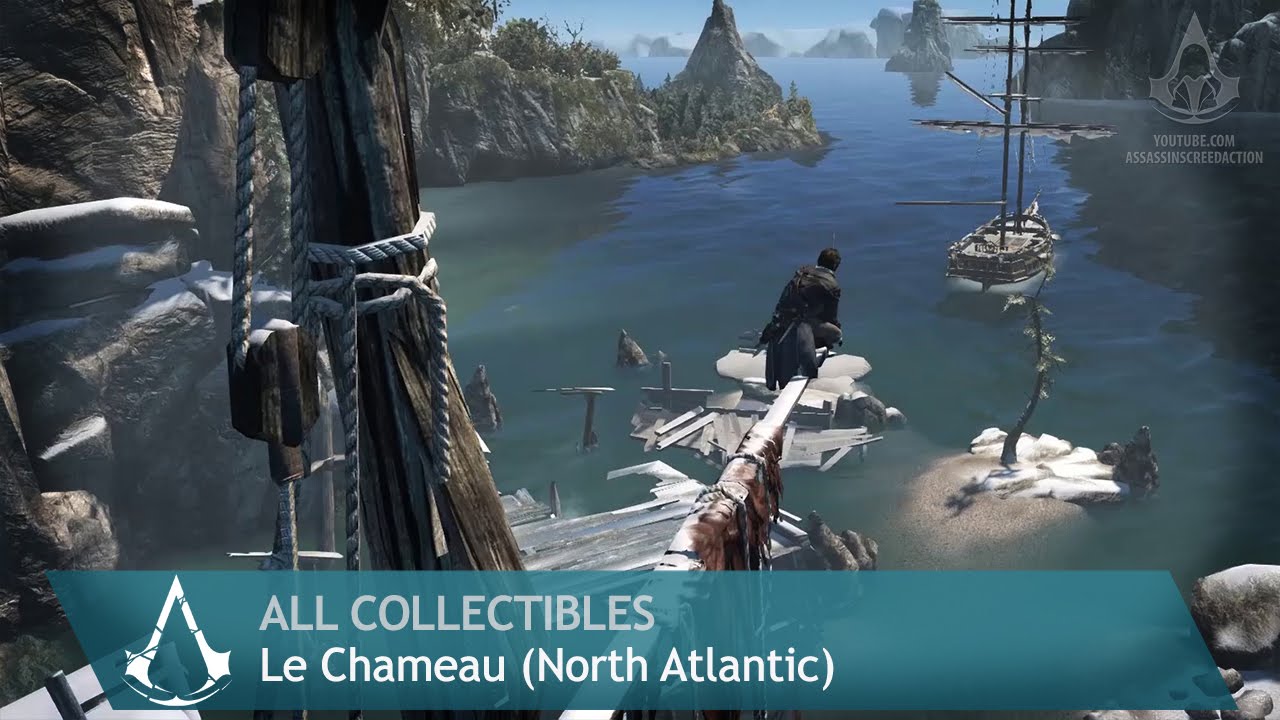 Assassin's Creed: Rogue - Side Memories - Le Chameau (All collectibles) - YouTube