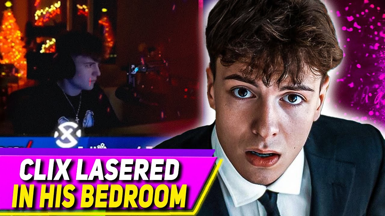 Clix STREAM SNIPED IRL with Laser in Window - YouTube