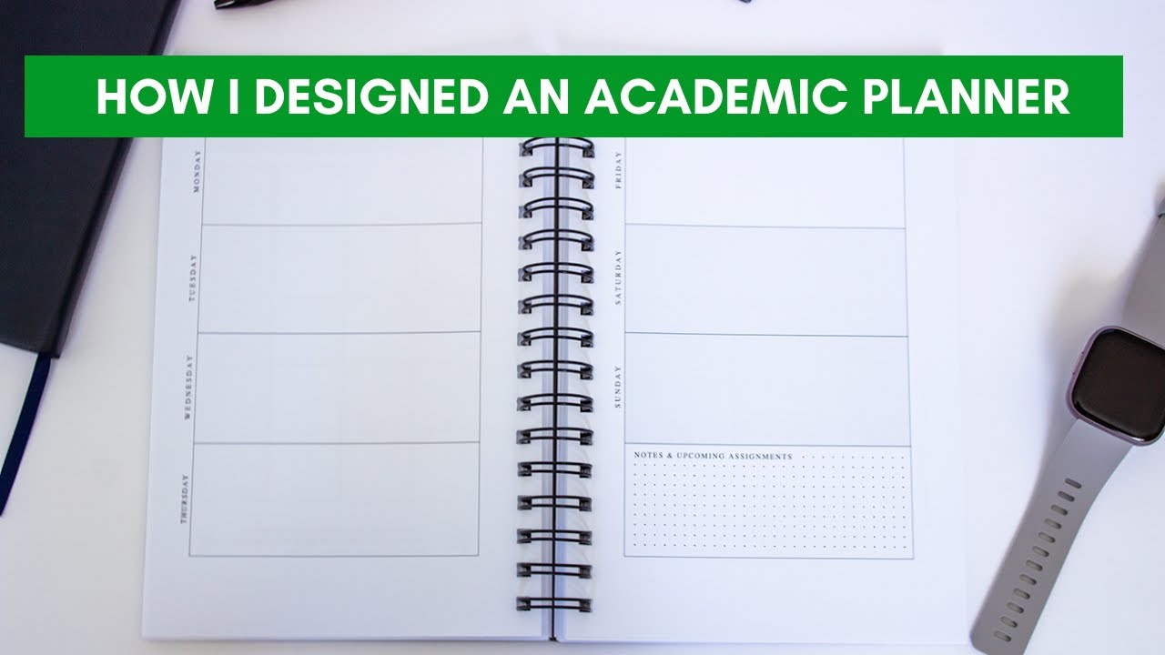 How I Designed an Academic Planner | The Dual Enrollment Planner Design ...