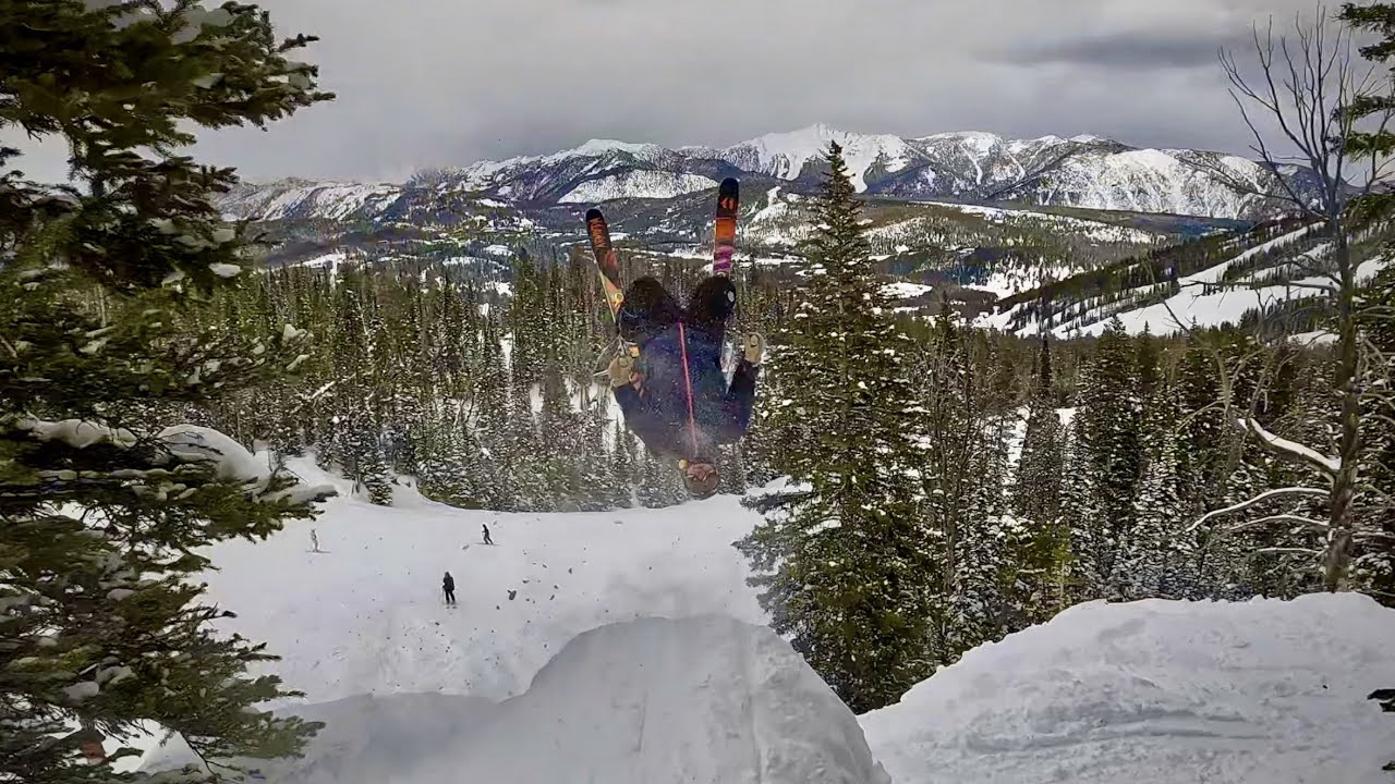 Big Drops, Jumps, Flips and Powder late season at Big Sky Resort + the ...